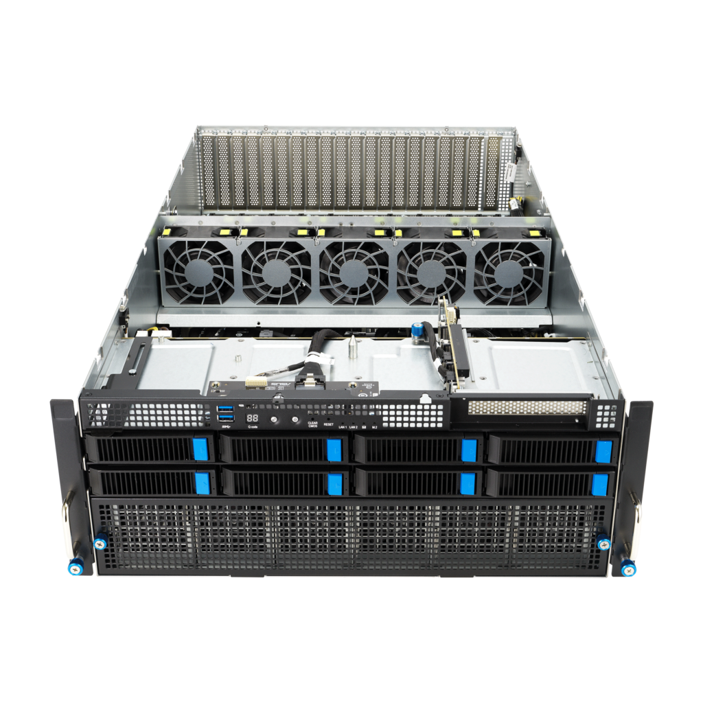AI Server 8 GPU Configurator – up to 8 NVIDIA GPUs in 4U